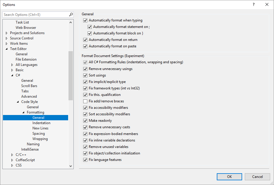 New Formatting Document Settings does not respect "Separate using directives groups" · Issue ...