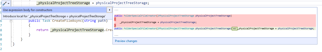 [Regression] Code fix previews are not visible by default · Issue #38365 · dotnet/roslyn · GitHub