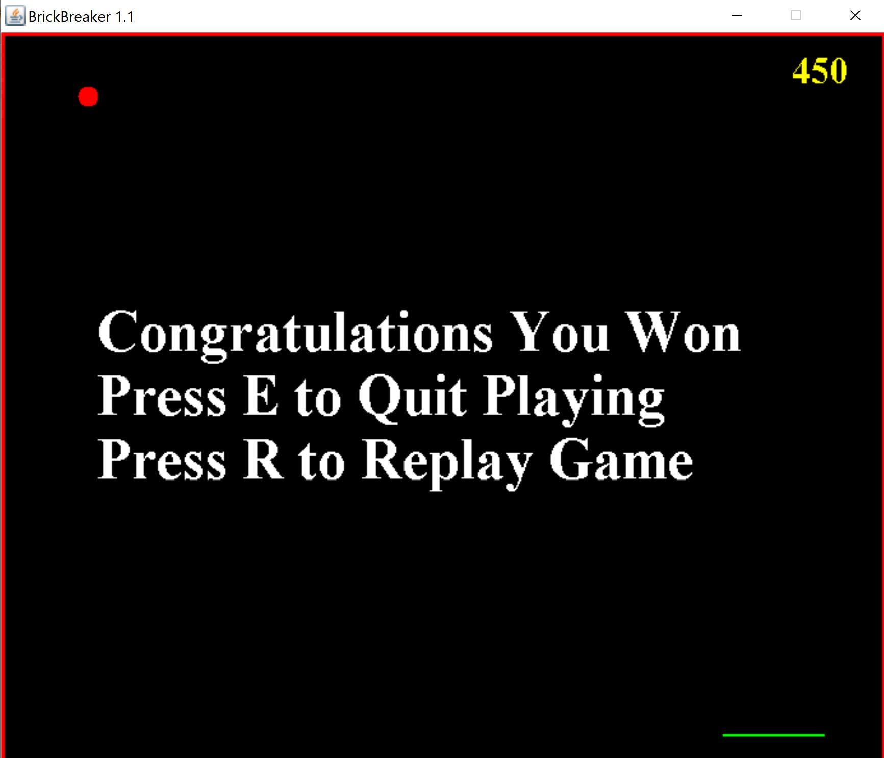 GitHub - Giuseppe1477/breakout: Brick breaker/Breakout game coded in Java