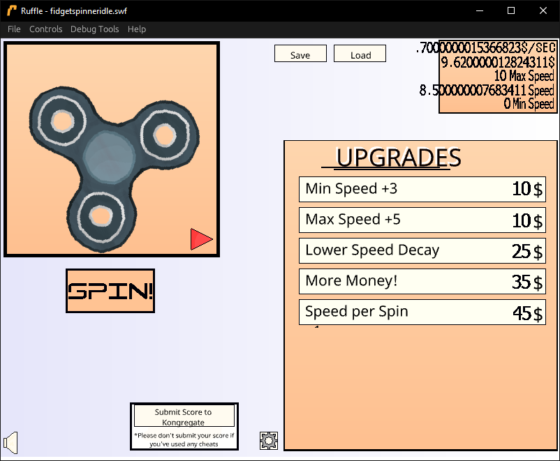 Fidget Spinner Idle displaying extra decimal points and fonts not working properly · Issue ...