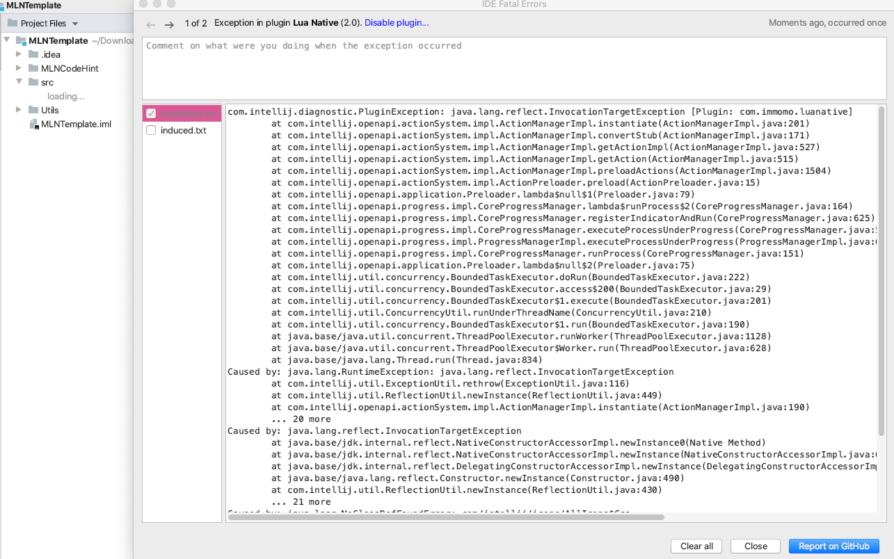 IDEA的LuaNative插件报错 · Issue #230 · momotech/MLN · GitHub