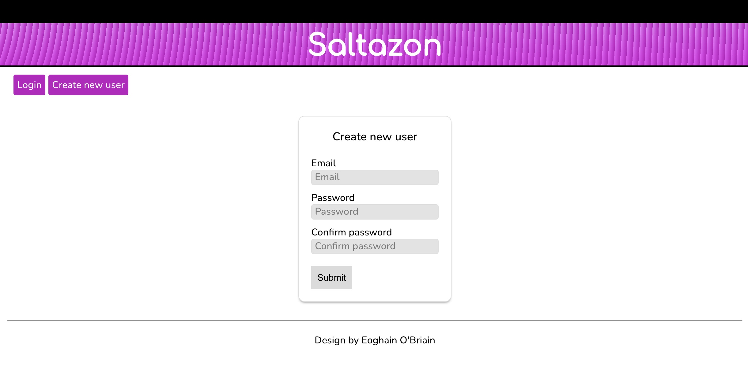GitHub - EoghainOB/Saltazon-Frontend