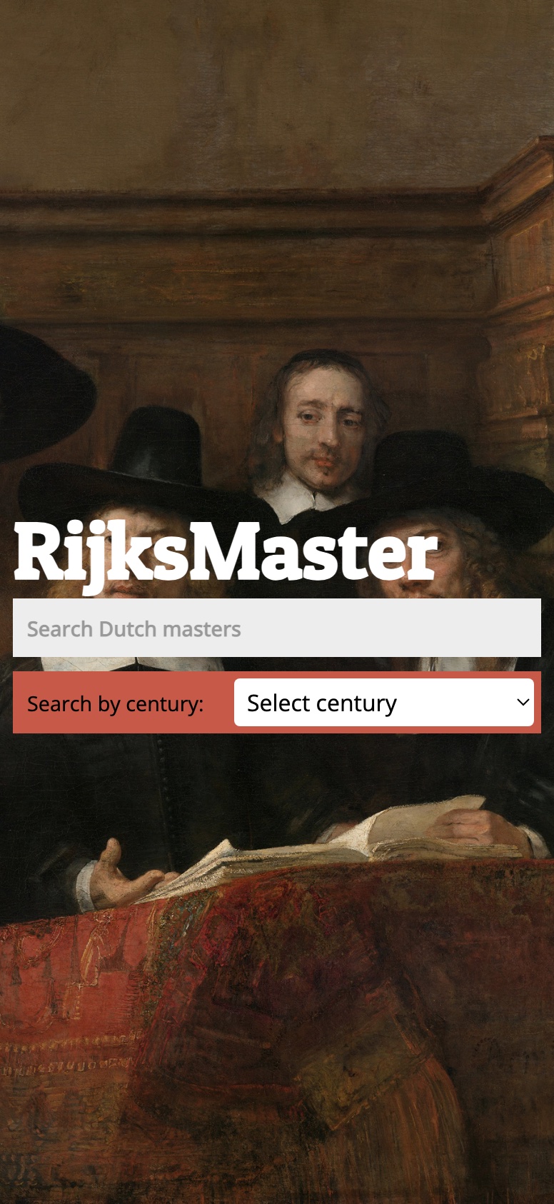 GitHub - EoghainOB/RijksMuseum