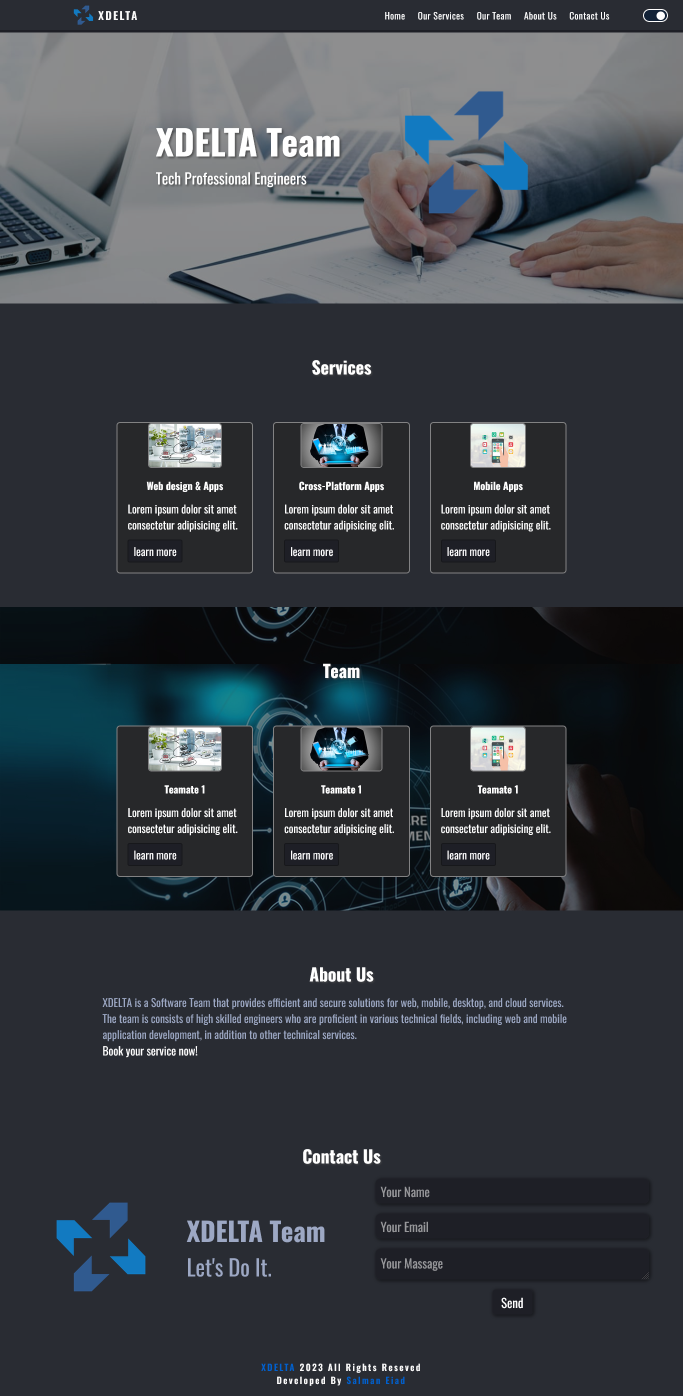 GitHub - SalmanIyad/XDELTA-Team: Xdelta team page
