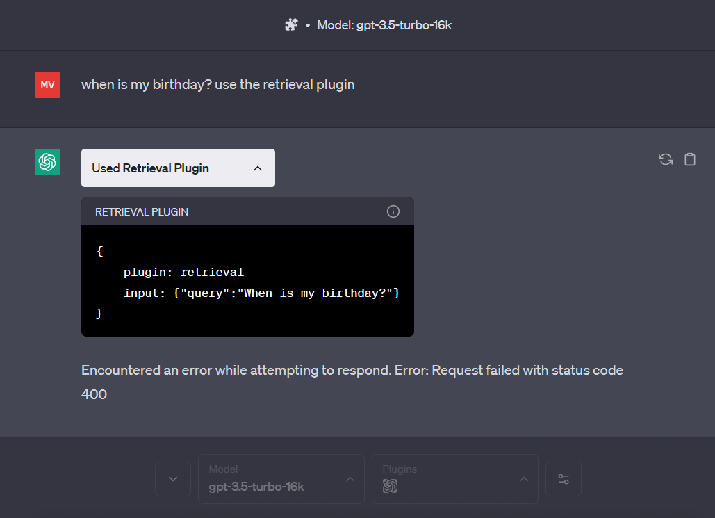 [Question]: Can't use official retrieval plugin. Bug? · Issue #811 · danny-avila/LibreChat · GitHub