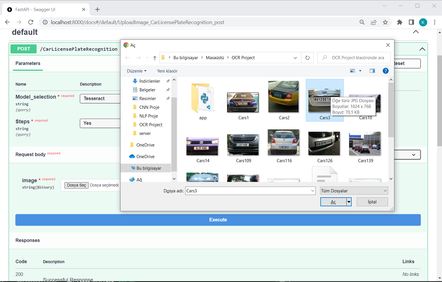 GitHub - kubragulcan/OCR-Project: Car License Plate Recognition