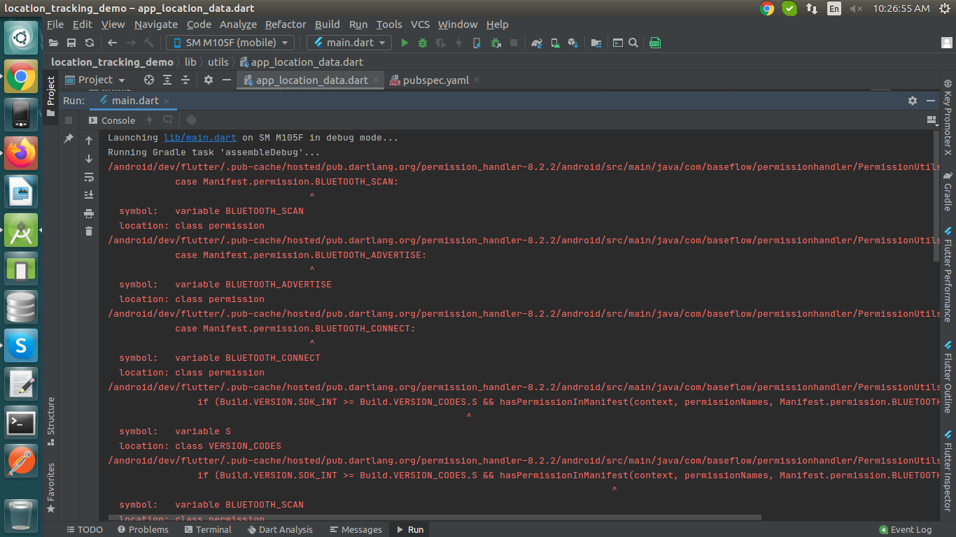 permission_handler: ^8.2.2 after configuration run app issue · Issue #696 · Baseflow/flutter ...
