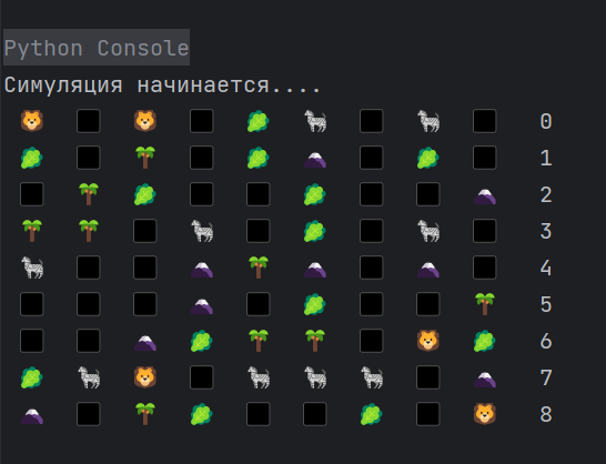 GitHub - ekataeva/Simulation: Симуляция 2D мира, населённого травоядными и хищниками в стиле ООП ...