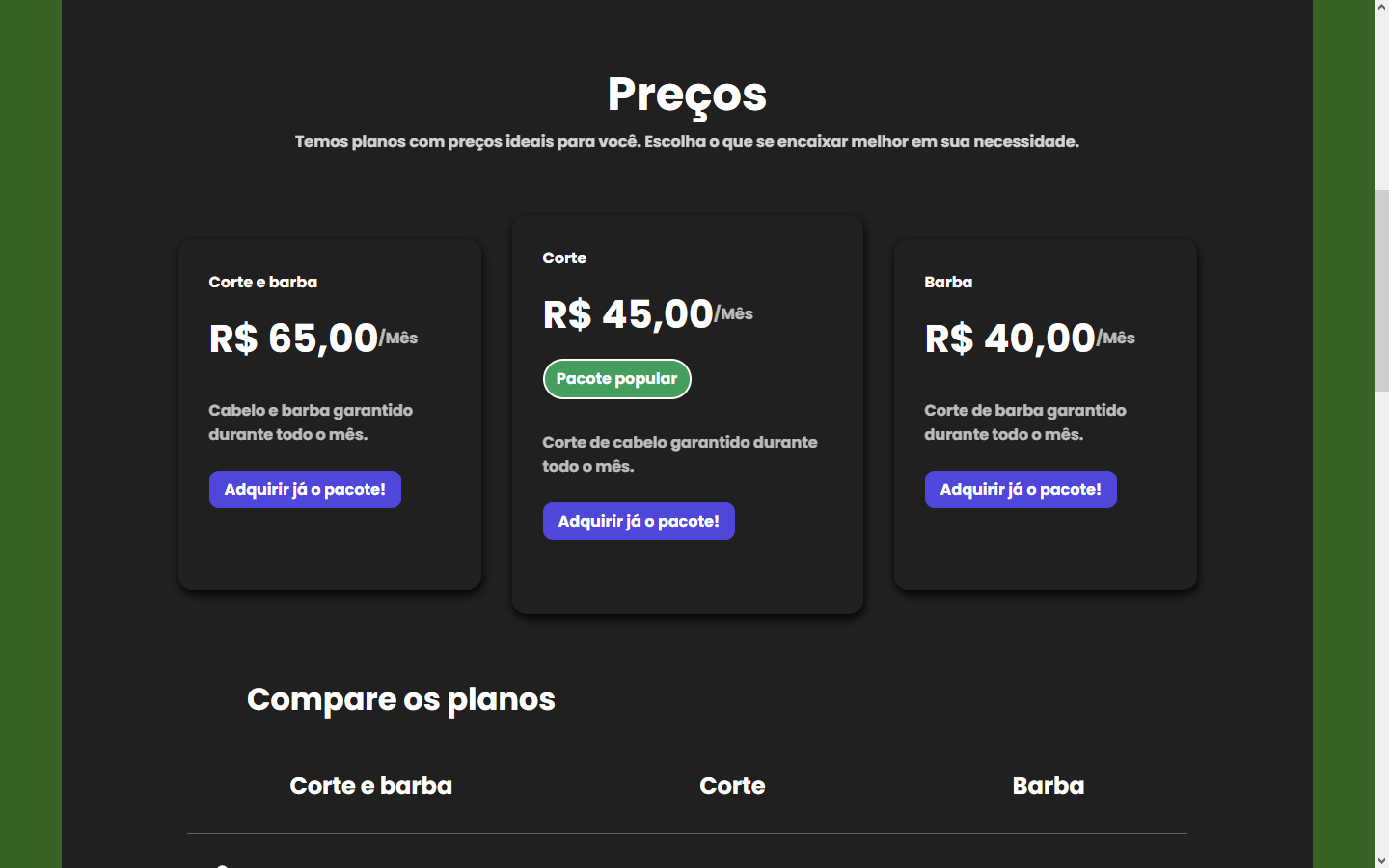 Github Evaaldosistema Pagamento React Creating A Barber Shop Website With Reactjs And Using 