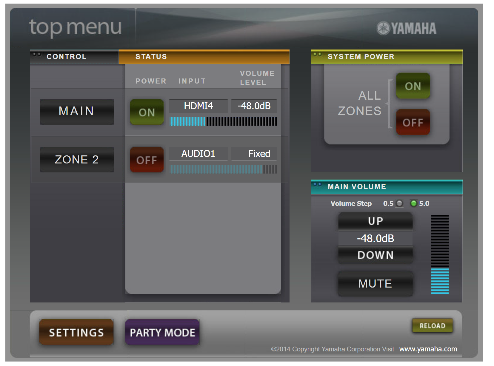 Yamaha RX-A840 Web Control Center · Issue #1241 · bitfocus/companion-module-requests · GitHub