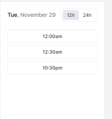 Cannot use full time-slot prior to midnight · Issue #5587 · calcom/cal ...