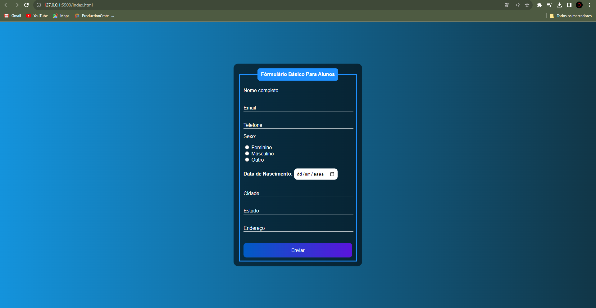 GitHub - MiguelPereiraDantas/Formulario-Basico
