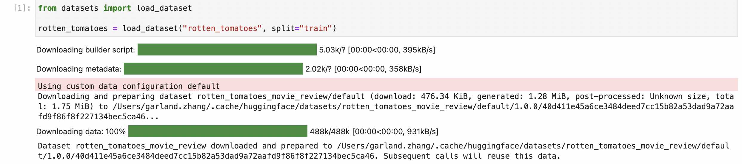 Not all progress bars are showing up when they should for downloading dataset · Issue #5634 ...
