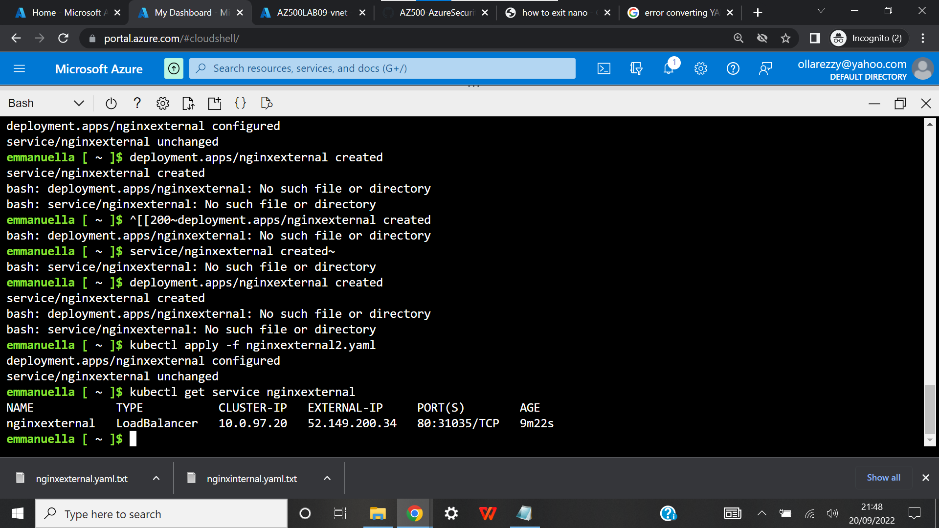 GitHub - amarachi2022/Congifured-AKS-to-host-a-Service: Deployed an Eternal and Internal Service ...