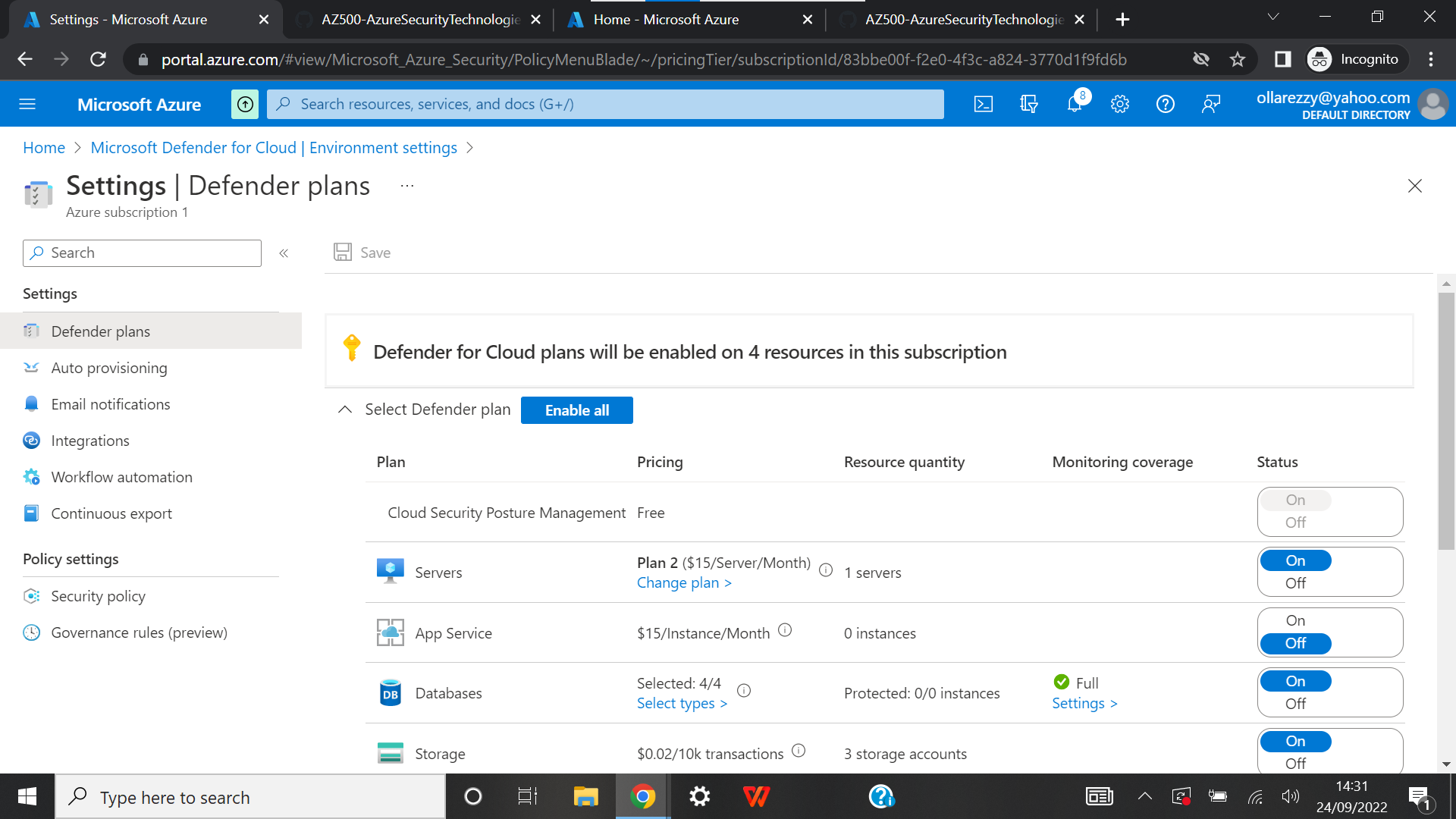 GitHub - amarachi2022/Improving-Secure-Score-with-Microsoft-Defender ...