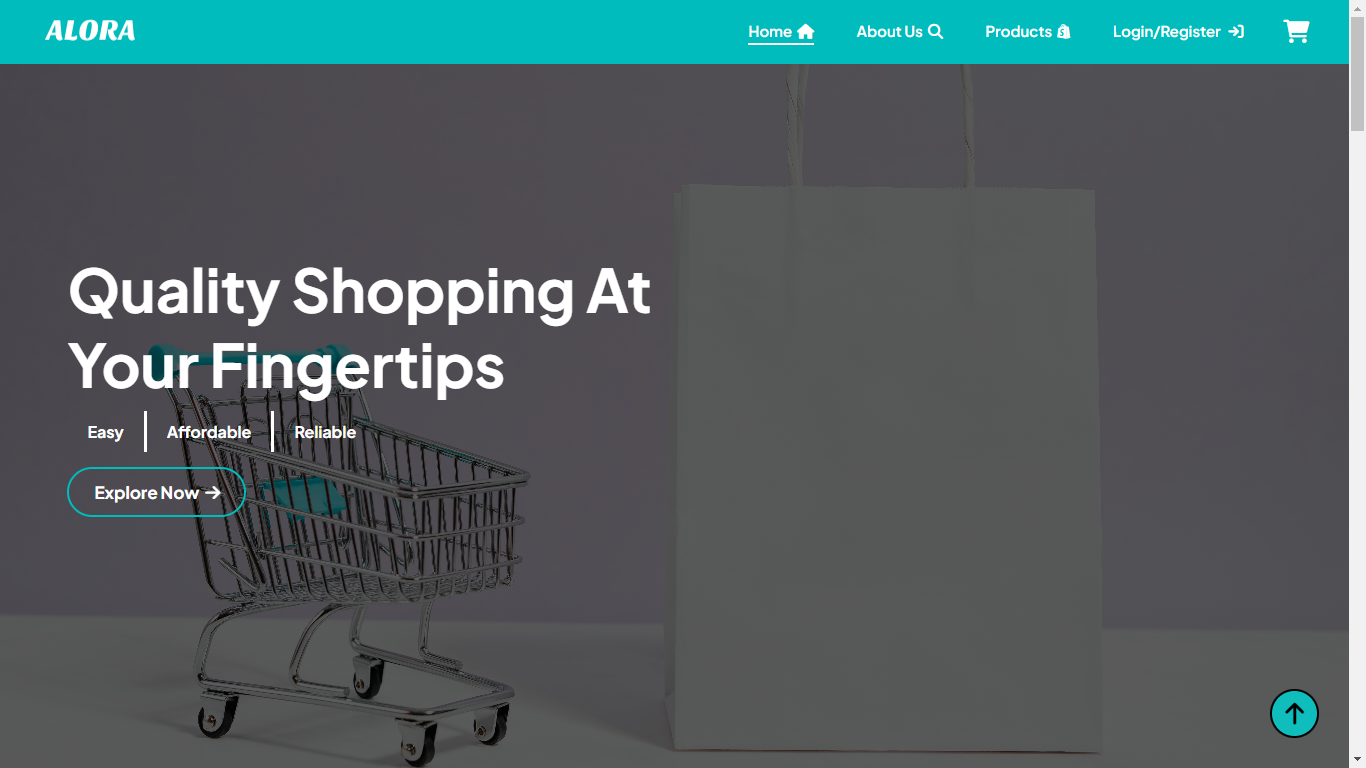 GitHub - otizgit/Alora-E-Commerce-Website