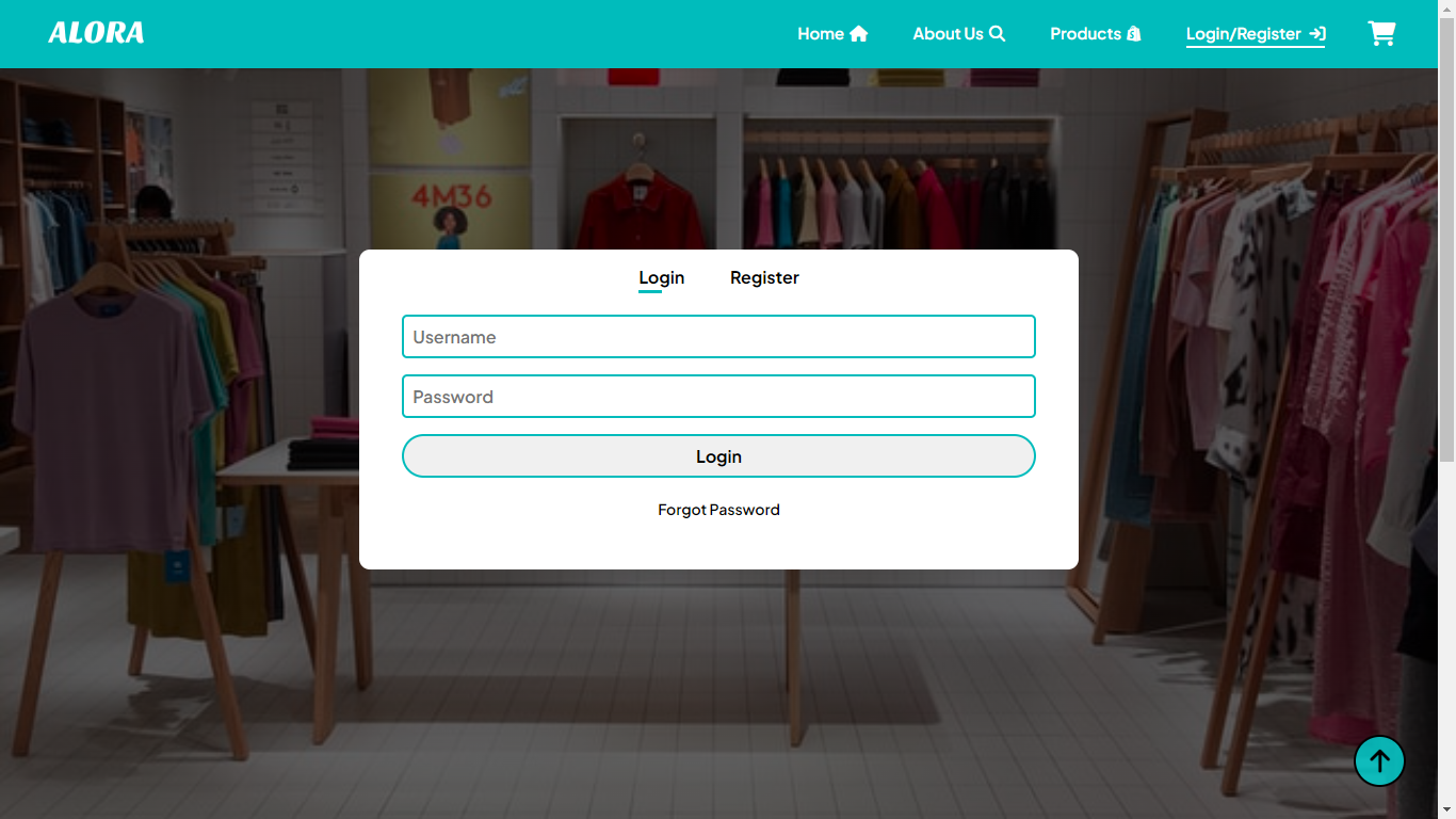 GitHub - otizgit/Alora-E-Commerce-Website