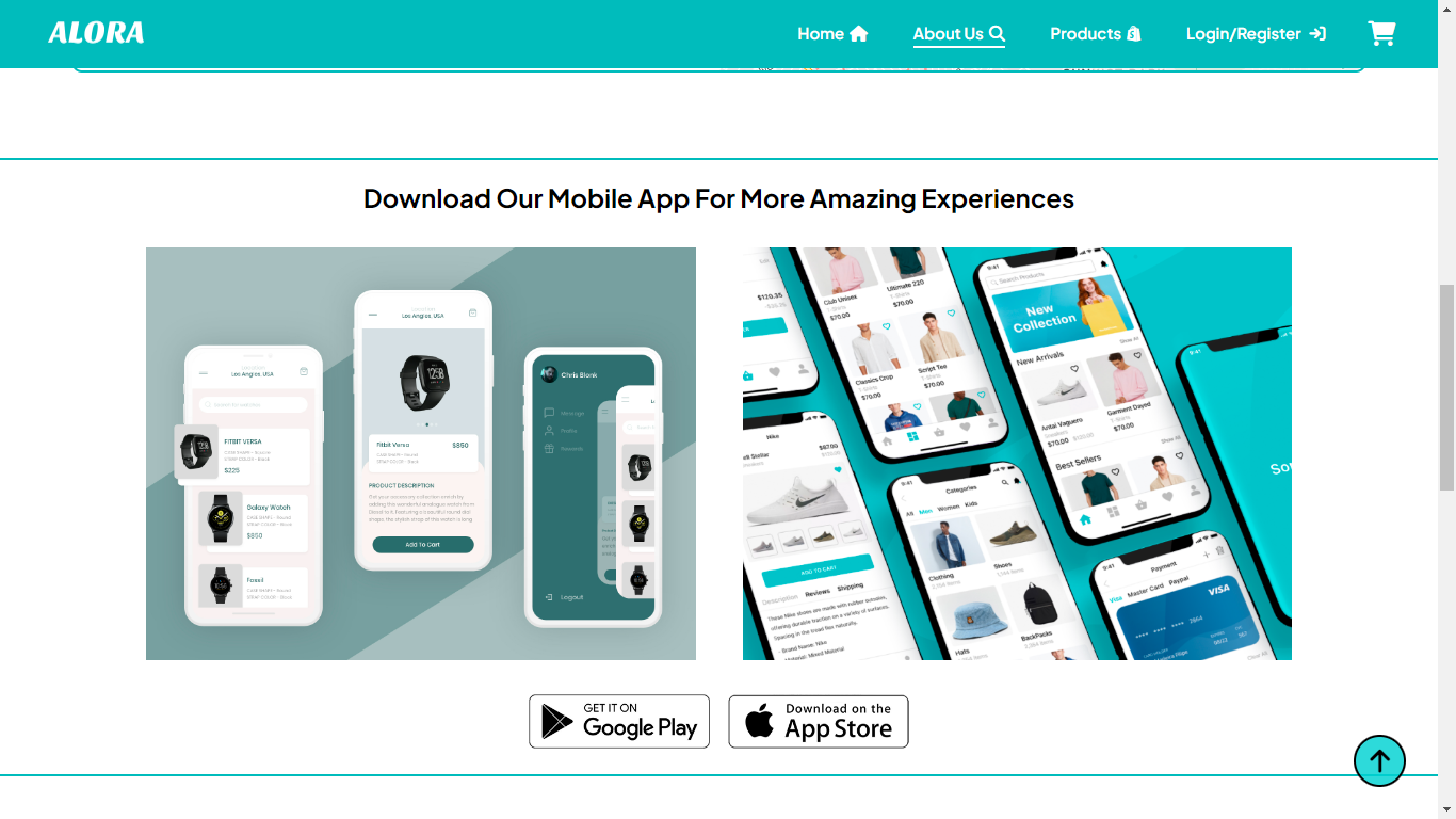 GitHub - otizgit/Alora-E-Commerce-Website