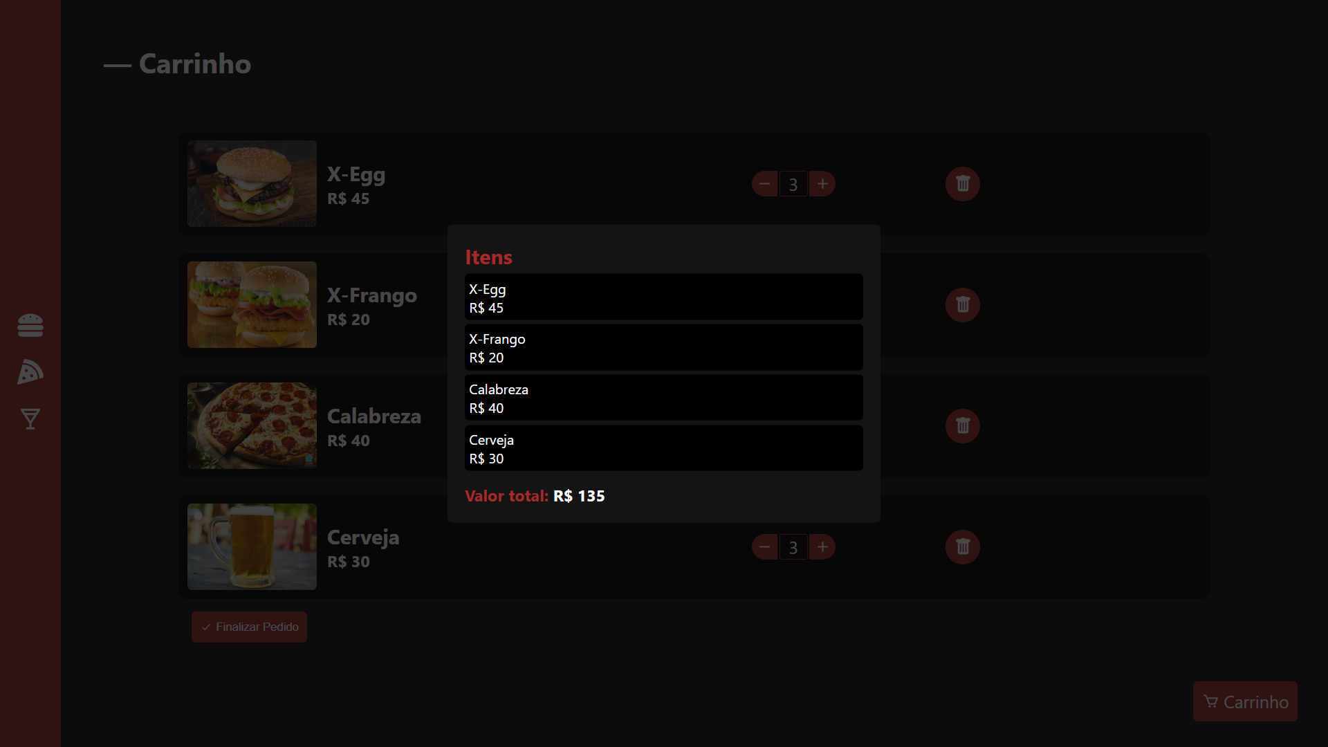 GitHub - joao-mororo/menu