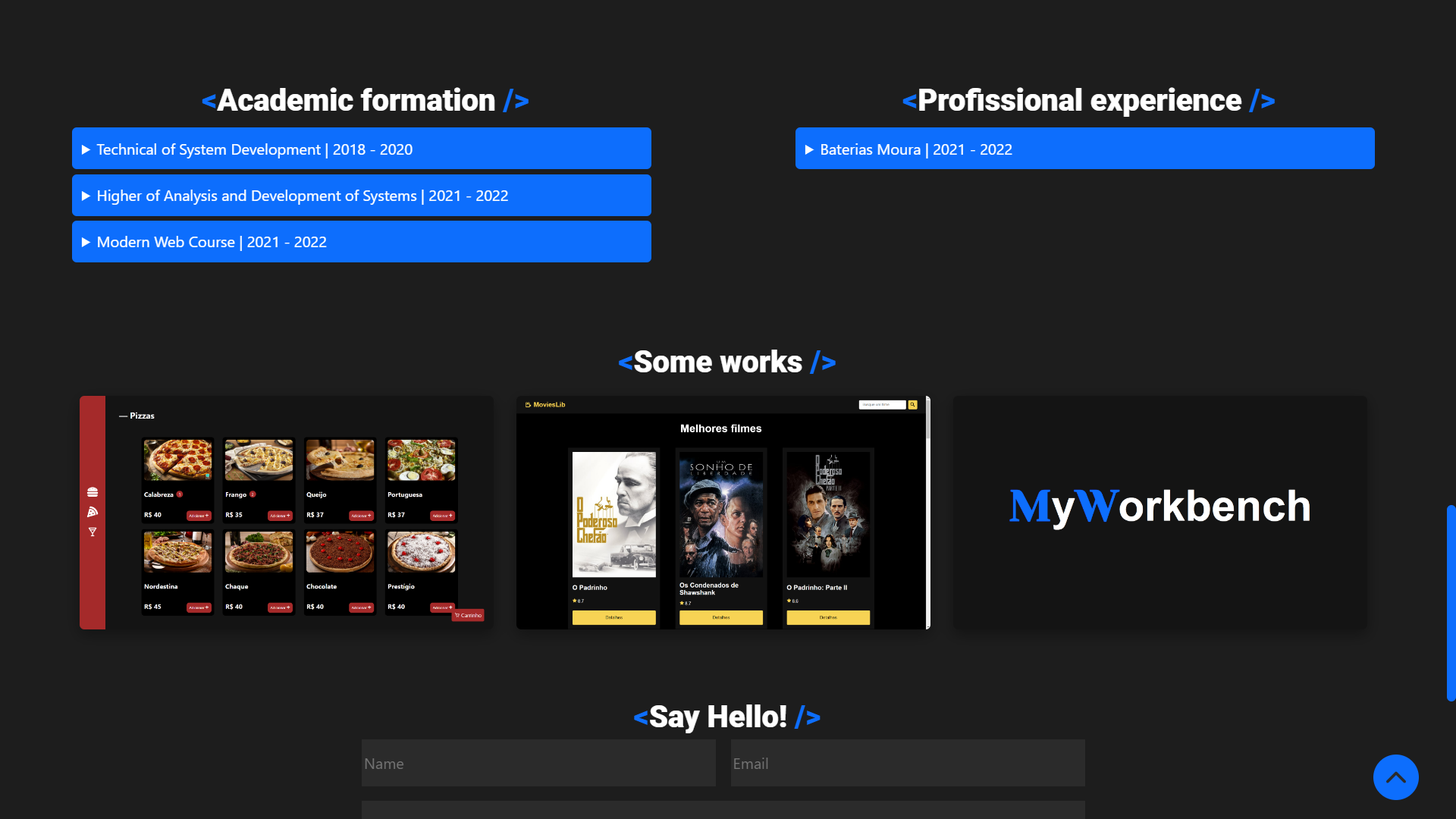 GitHub - joao-mororo/portfolio: My personal website, containing ...