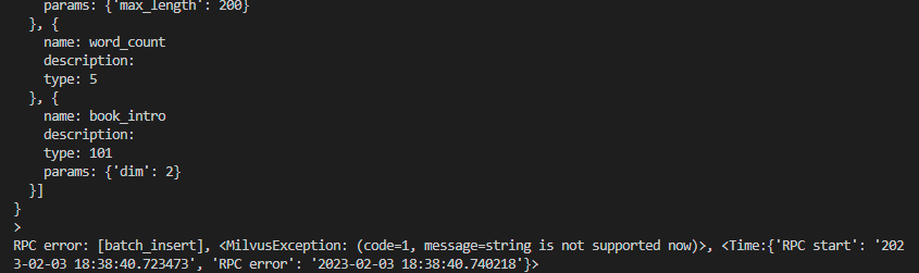 [bug] Follow The Offical Guideline When Insert The Book Data There Is Error Occur