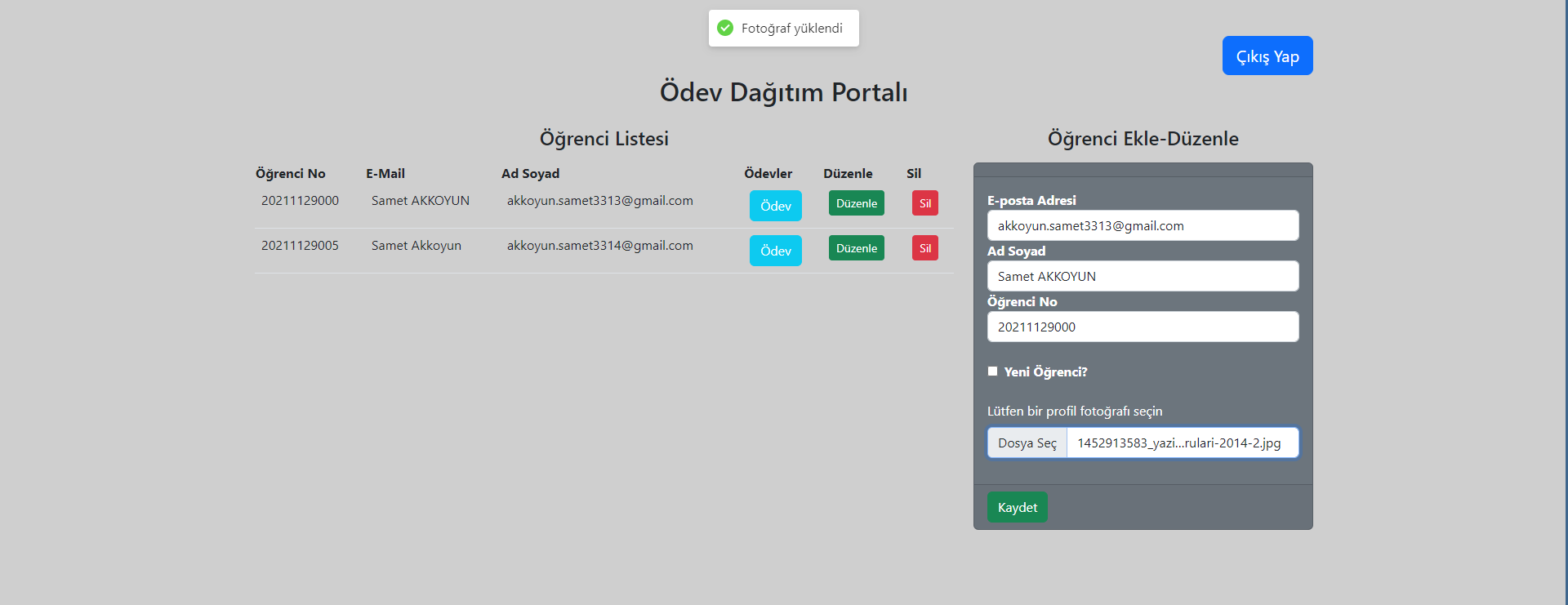 GitHub - sametAkkoyun/egitim-portali