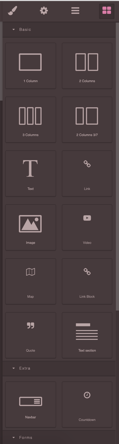 [Bug]: Blocks icons & font size too small to read · Issue #2579 · GrapesJS/grapesjs · GitHub