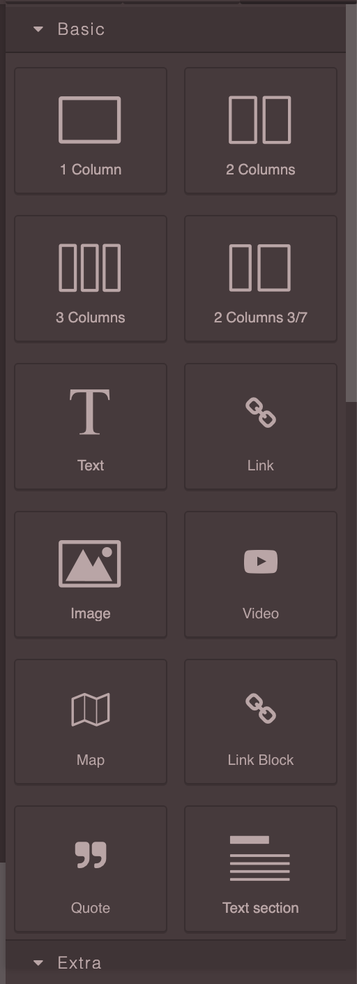 [Bug]: Blocks icons & font size too small to read · Issue #2579 · GrapesJS/grapesjs · GitHub