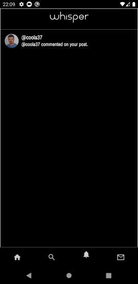 GitHub - Coola37/Whisper-SocilMediaApp