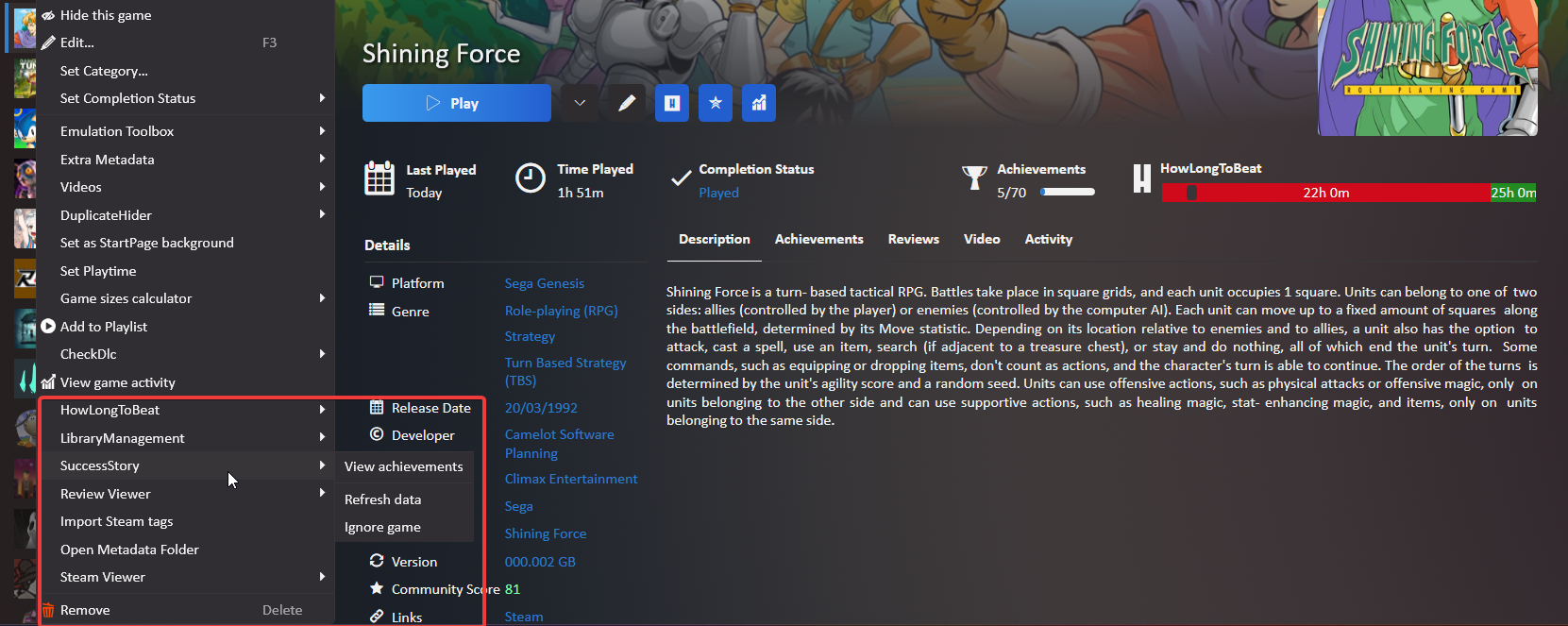 RetroAchievements using Sega Megadrive does not allow achievements to be found · Issue #309 ...
