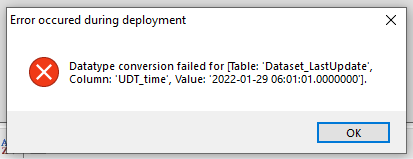 Importing Table - Mapping Source Data Types to Tabular Data Types ...