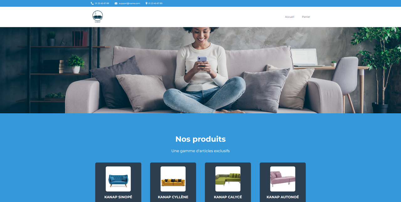 GitHub - scheudeb/Kanap: Projet 5 intitulé Construisez un site en E-commerce en Javascript dans ...