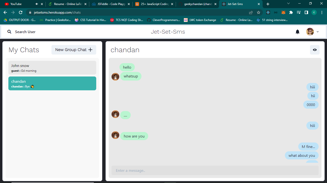 GitHub - geekychandan/mern-chat-app