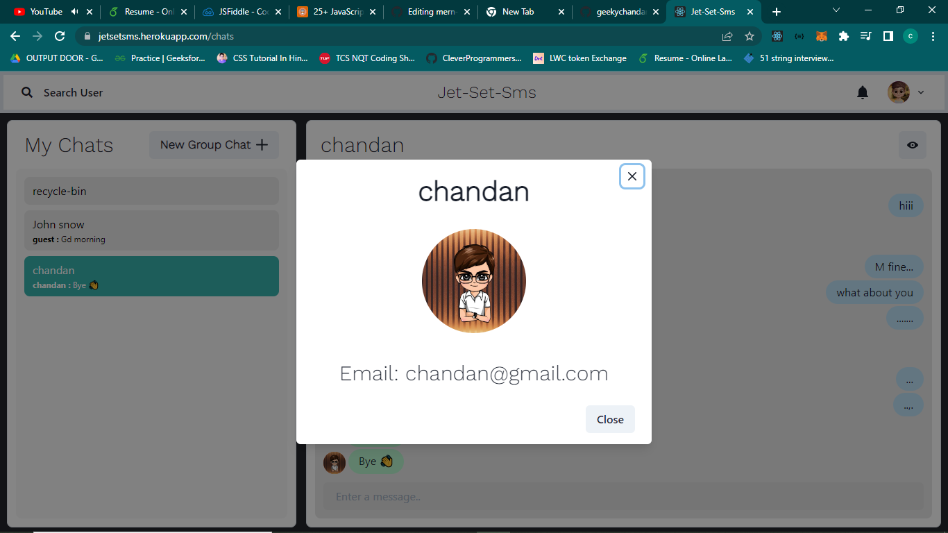 GitHub - geekychandan/mern-chat-app
