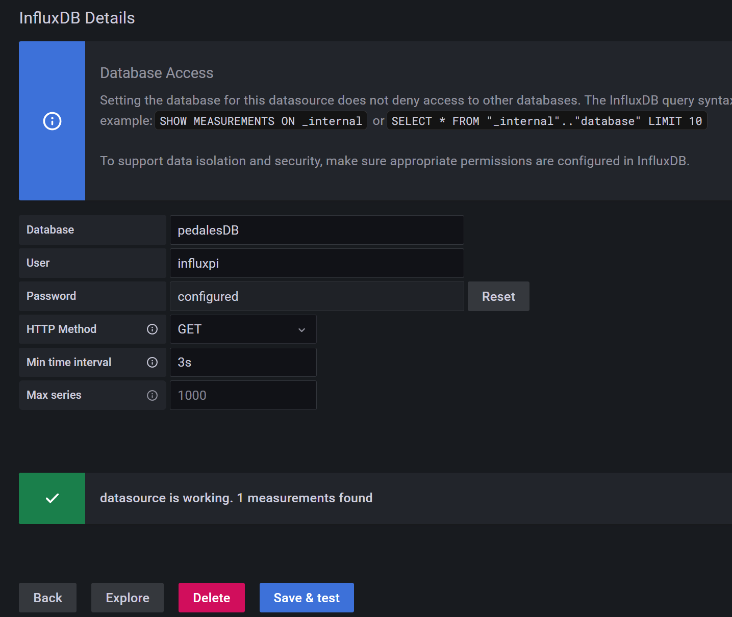 Completly Wrong Setup For Influxql For Grafana · Issue 4722 · Influxdatadocs V2 · Github 9569