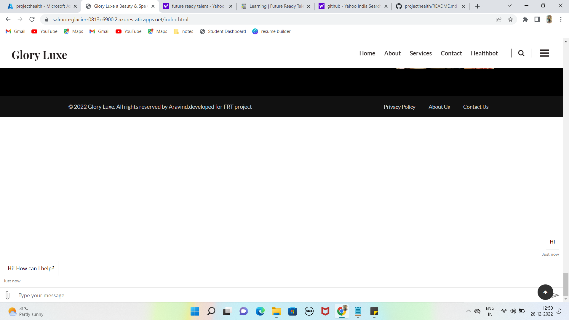 GitHub - aravindsampathi/projecthealth