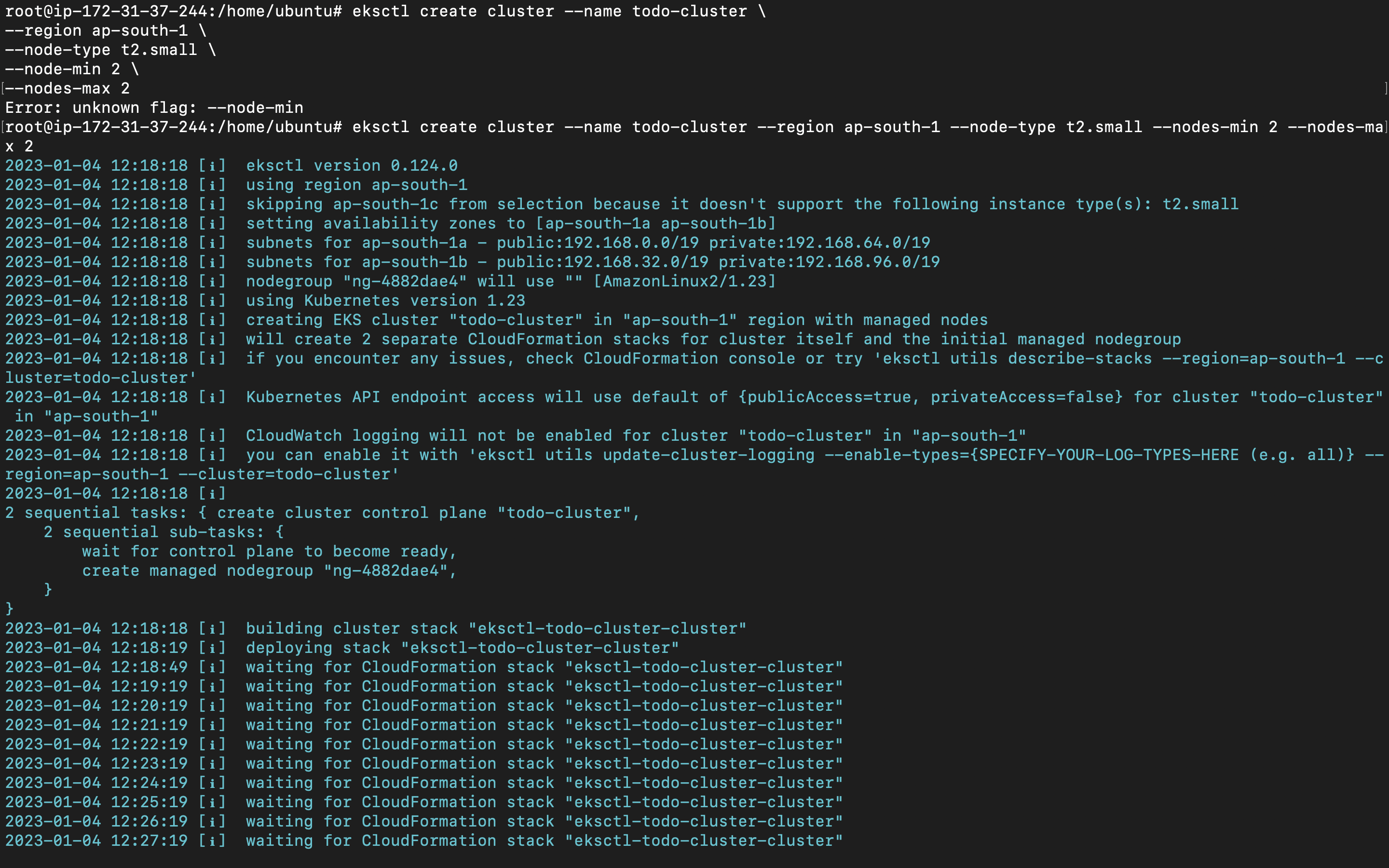 GitHub - RohanRusta21/EKSCTL-DEMO-TODO