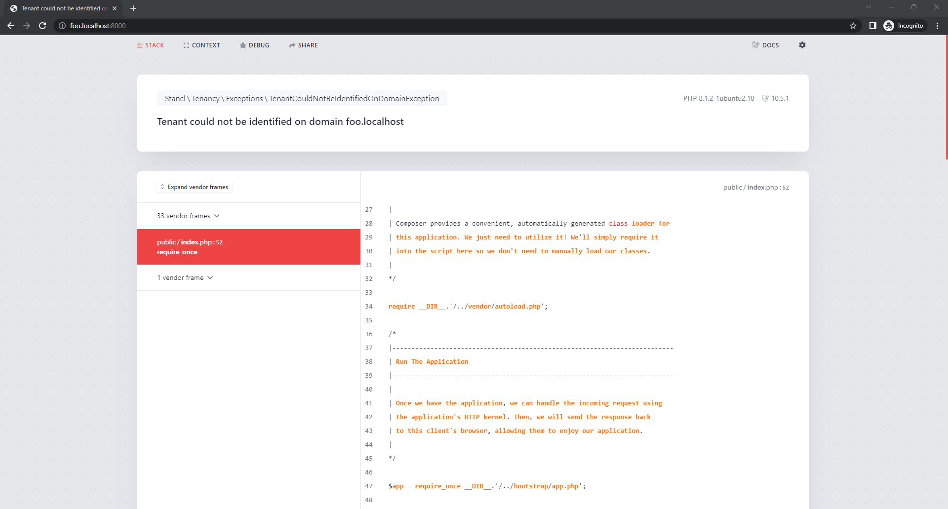 How to deal with unregistered subdomains · Issue #1099 · archtechx/tenancy · GitHub