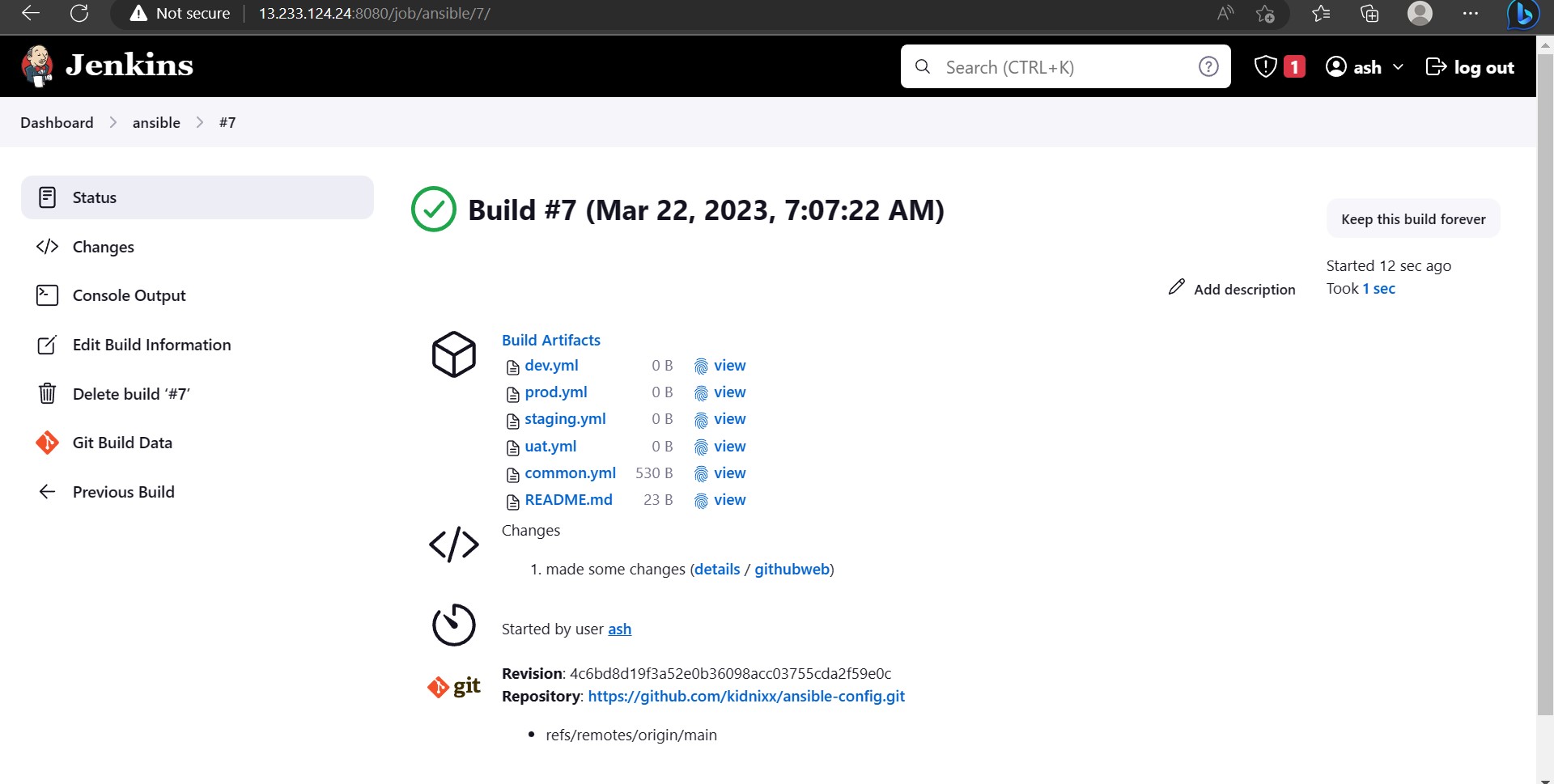 GitHub - kidnixx/ansible-config-project