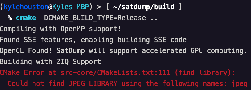 Issues installing following SatDump READMe.md · Issue #162 · SatDump/SatDump · GitHub