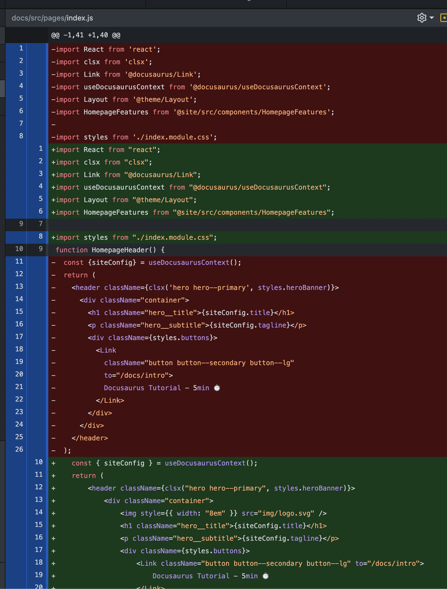 Format Init Template Based On User Config · Issue 8456 · Facebookdocusaurus · Github