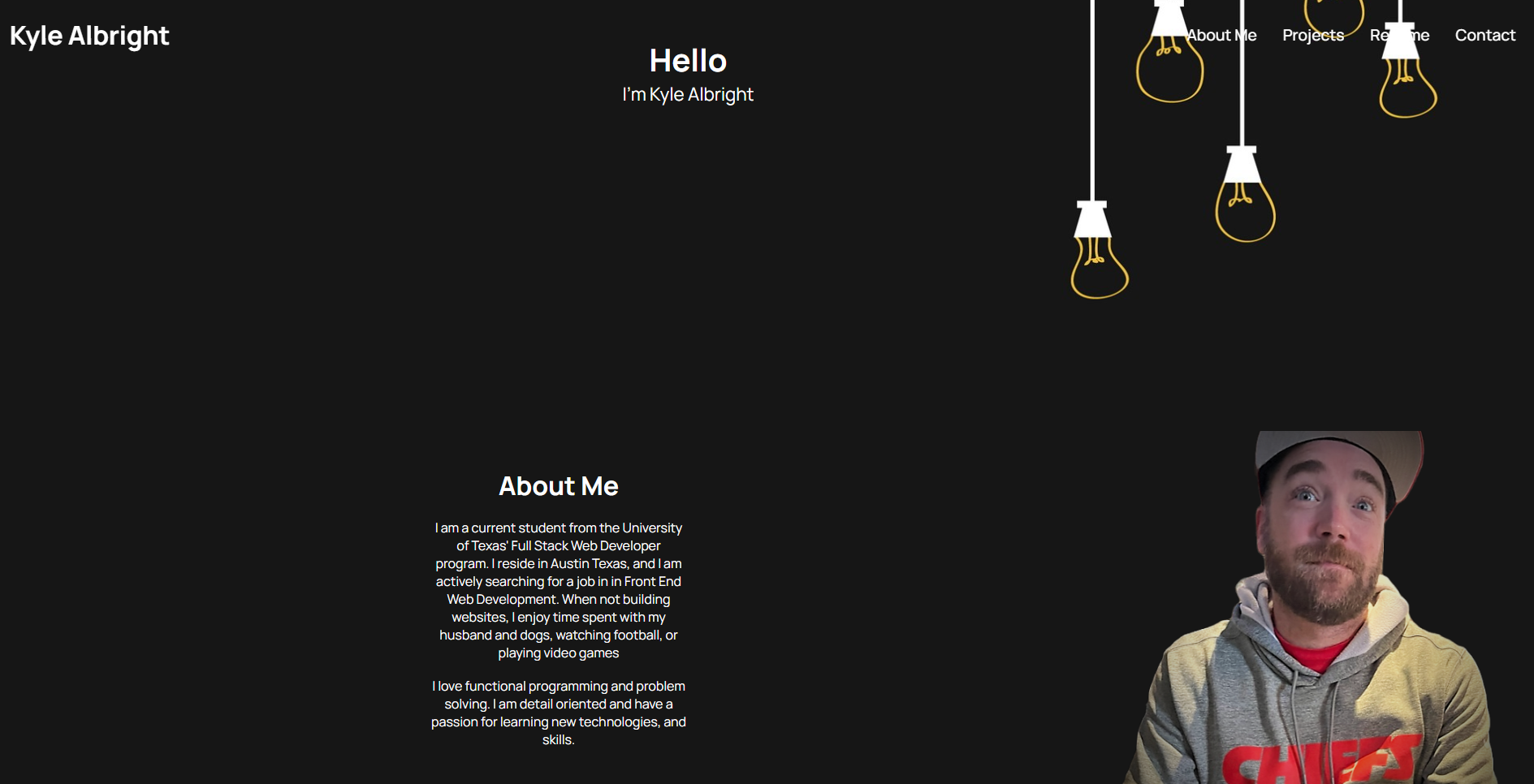 GitHub - KyleAlbright/ReactPortfolio: React Portfolio