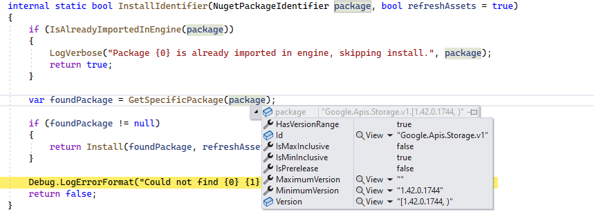 Downloading package in Version Range fails for package where Maximum Version not specified ...