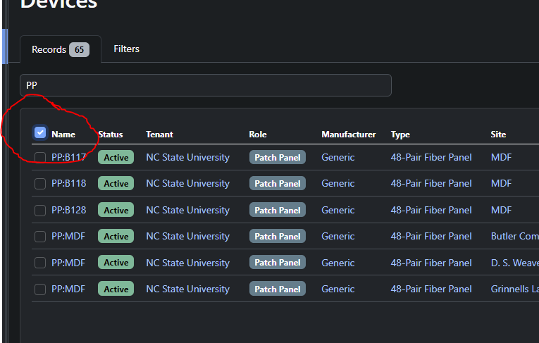 Cannot bulk select objects after HTMX request · Issue #8134 · netbox-community/netbox · GitHub