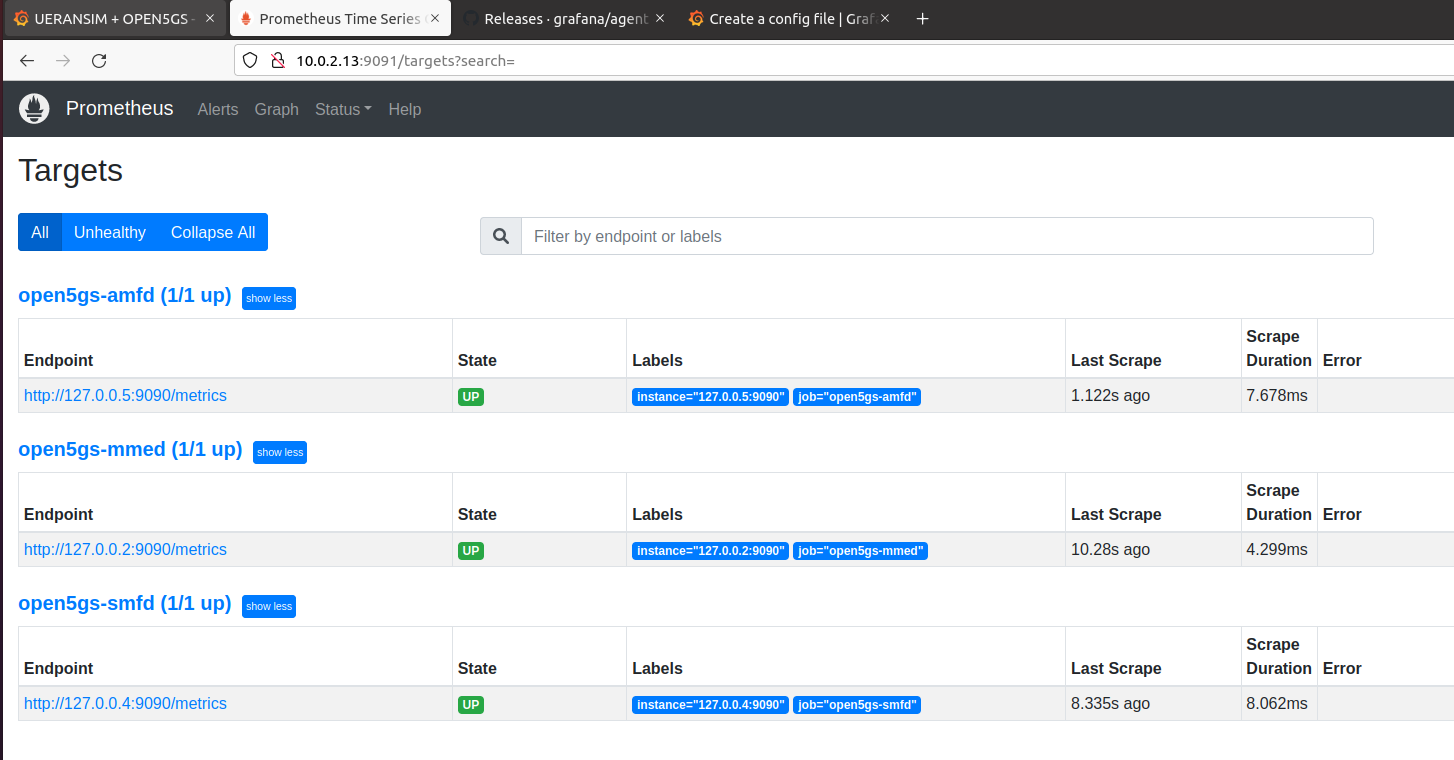 Cannot Display Amf Or Smf Counters On Prometheus · Issue 1 · S5uishida 6992