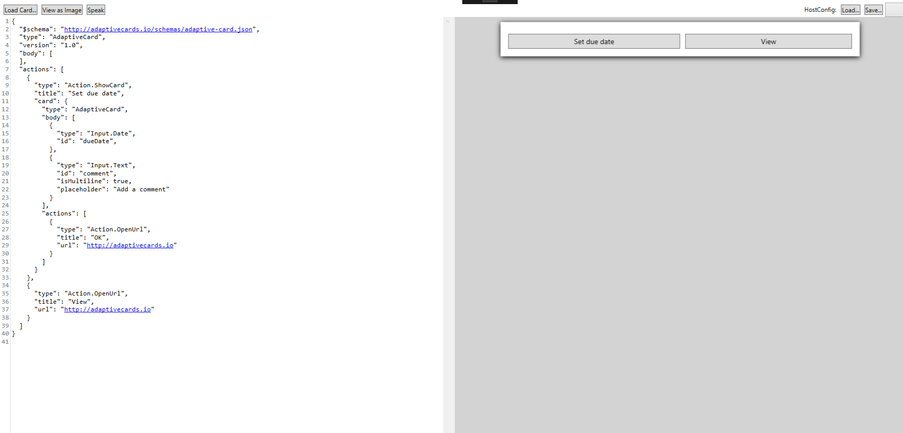 Action.NoBody.json Fails on UWP · Issue #1961 · microsoft/AdaptiveCards · GitHub