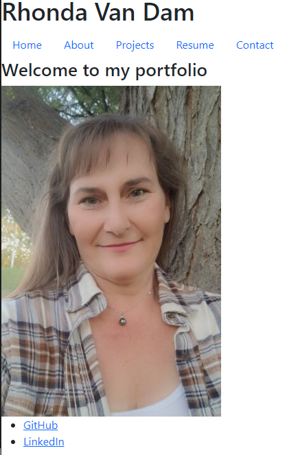 GitHub - Rhondoid/my-portfolio: This portfolio of my work was created with React