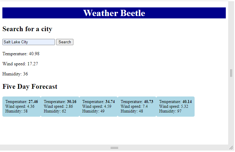 GitHub - Rhondoid/weather-beetle: This is a 5 day weather forcast program