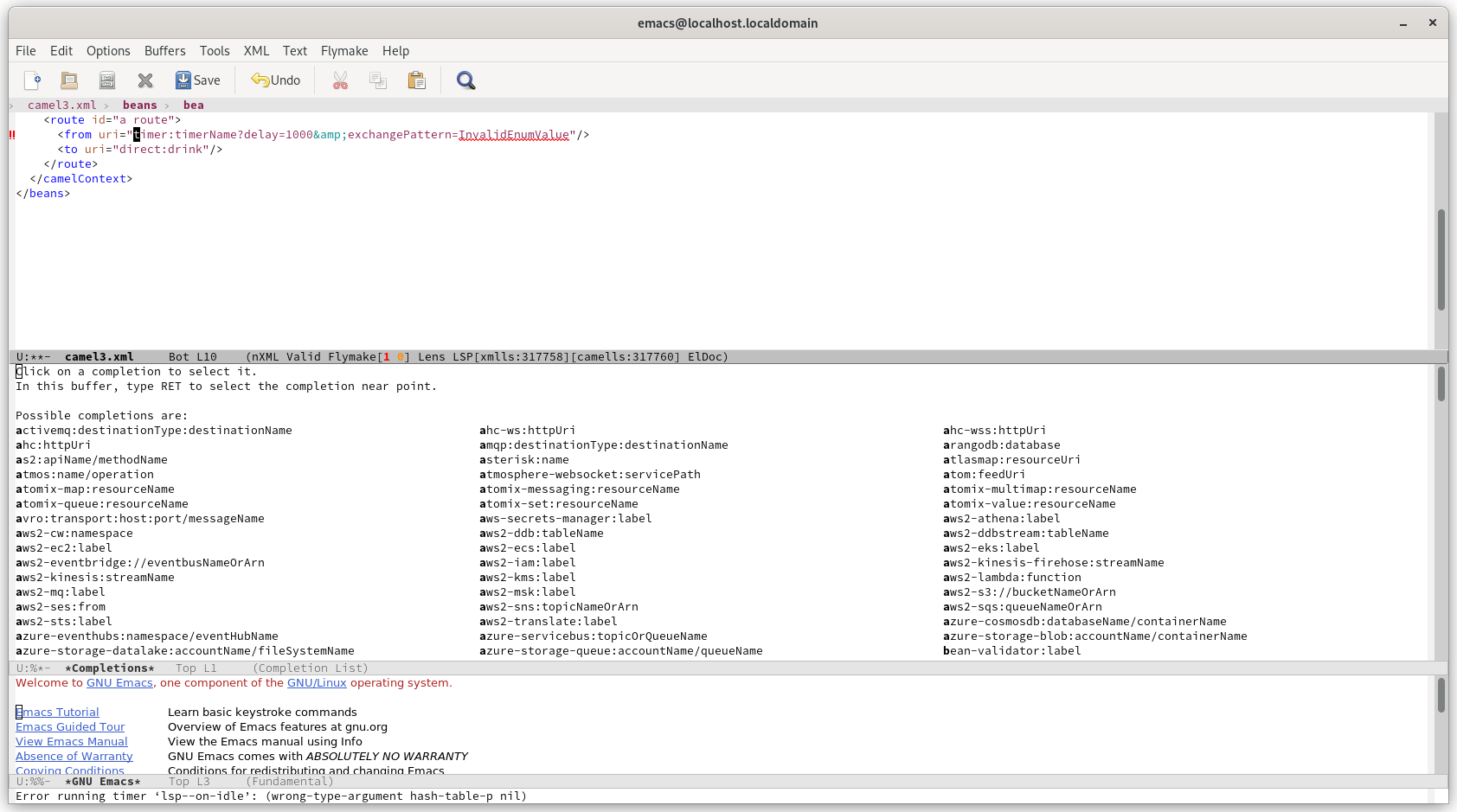 Provide Language Server For Apache Camel · Issue 3528 · Emacs Lsplsp Mode · Github 