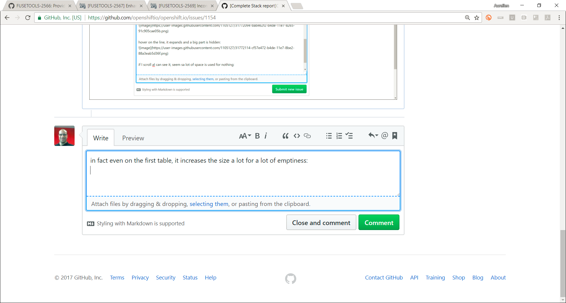 [Complete Stack report]On hover of bottom item of the table, it expands too much · Issue #1154 ...